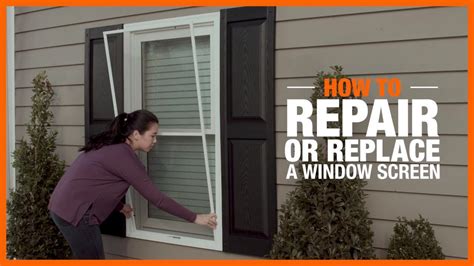 How To Repair Or Replace Window Screen DIY Projects Ideas How To Videos And Tips At The