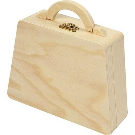 Houten Kist Tas Met Handvat Cm X Cm X Cm Pine
