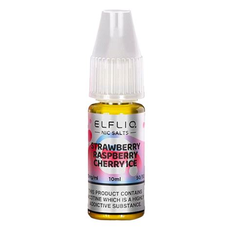Strawberry Raspberry Cherry Ice 10ml Nic Salt By Elf Bar Elfliq Prime