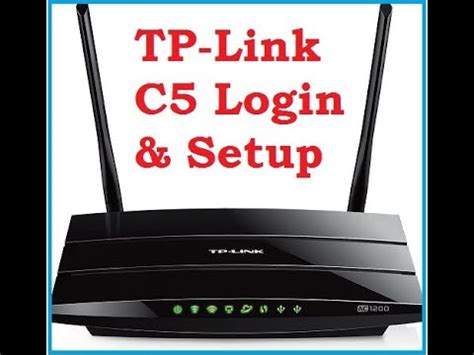 TP Link Archer C AC WiFi Router Login And Setup First Time YouTube