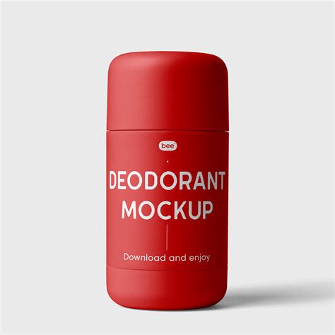 Free Standing Deodorant Bottle Mockup Mockupbee
