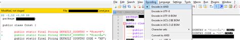 Java Git Finds Changes Because Of Encoding Difference Stack Overflow