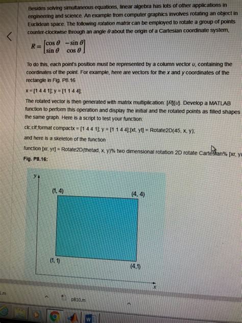 Solved Can Somebody Please Write A Function And A Script In