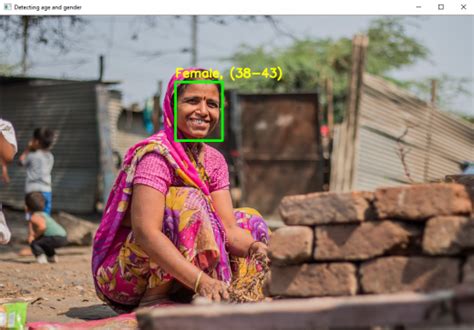 Interesting Python Project Of Gender And Age Detection With OpenCV DataFlair