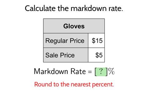 Calculate The Markdown Rate Regular Pri Solvely