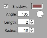 Javascript Calculating A Shadow Length And Angle Based On The X Y