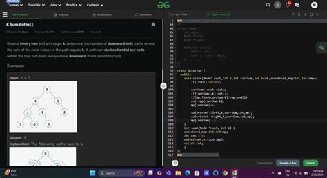 Gfg160 Gfg160 Gfg Binarytree Prefixsum Recursion Treetraversal