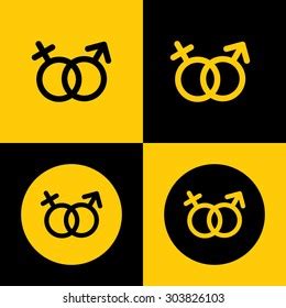 Very Useful Icon Sex Signs Eps10 Stock Vector Royalty Free 303826103