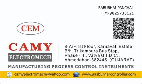 CEM 120 Gas Burner Sequence Controller Dimension 96x96x120mm Lxbxh At Rs 2550 In Ahmedabad