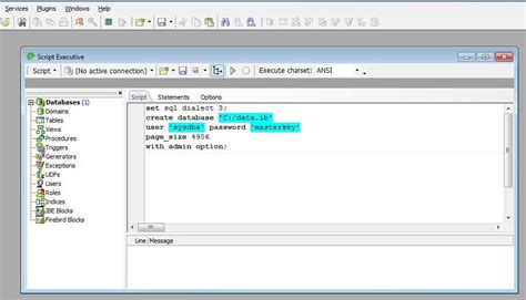 Membuat Database Interbase Via Ibexpert