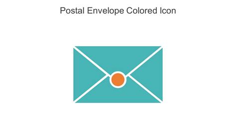 Postal Envelope Colored Icon In Powerpoint Pptx Png And Editable Eps Format PPT Template