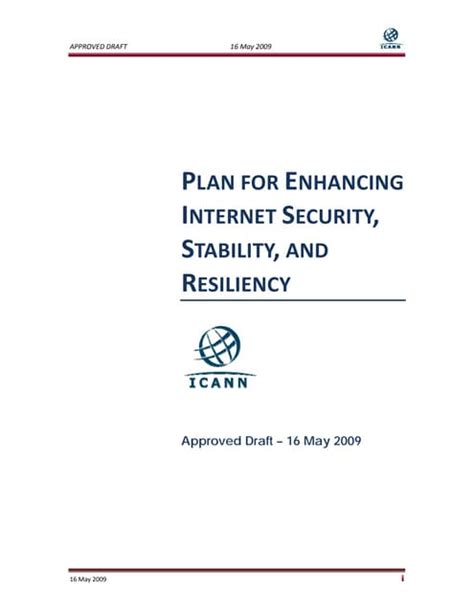 Plan For Enhancing Internet Security Pdf