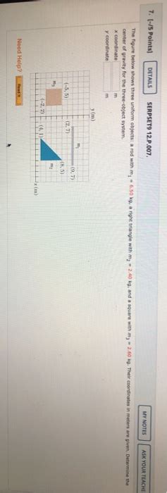 solved 7 5 points] details serpset9 12 p 007 my notes