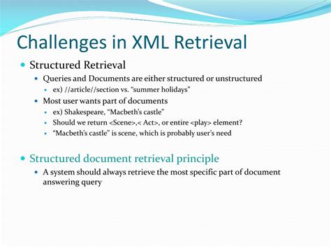 Ppt Xml Retrieval Powerpoint Presentation Free Download Id1922741