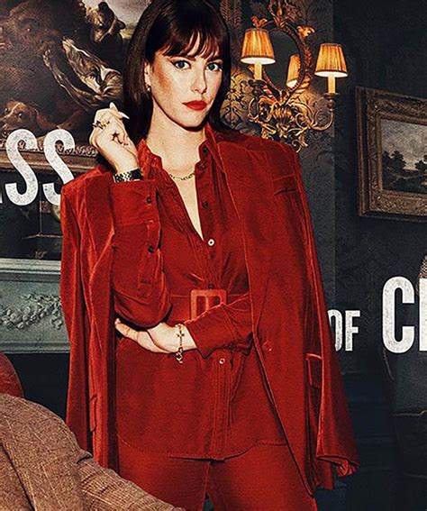 The Gentlemen Susie Glass Kaya Scodelario Red Blazer