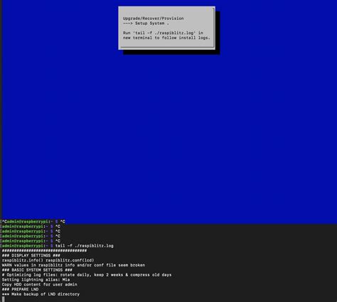 Upgrading Problem To 1 7 1 Stuck Issue 2722 Raspiblitz Raspiblitz GitHub