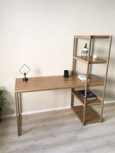 Рабочий стол+стеллаж loft | Ideias, Casas