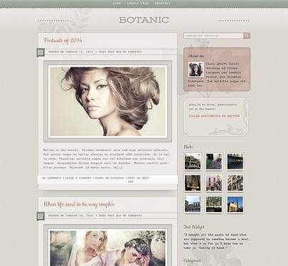 Botanic Theme Review CSSIgniter GOOD