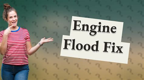 How to fix a flooded engine? - YouTube