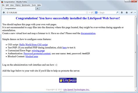 server setup guide part 2 centos openlitespeed percona with