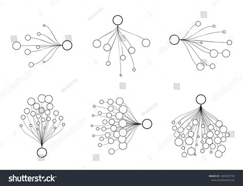 6 Relation Diagram Multiple Circle Connection Stock Vector Royalty Free 1269505759 Shutterstock