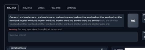 warning too many input tokens some way to increase the limit · issue
