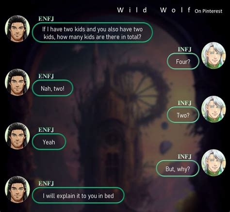 Enfj X Infj Texting Meme Infj Infj Relationships Mbti