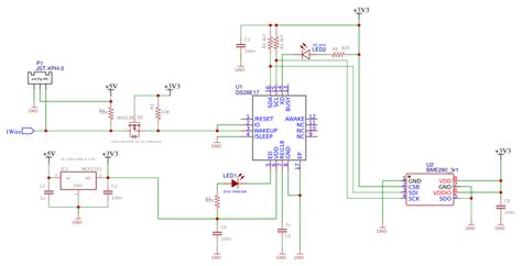 BME280 1 Wire EasyEDA