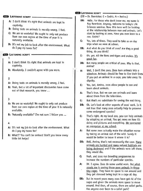 Listening Script Unit 6 Pdf