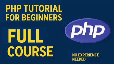 🎯 Php Tutorial For Beginners Full Course Youtube