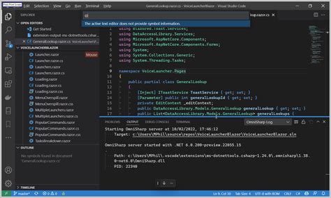 Missing Symbols Issue Dotnet Vscode Csharp GitHub