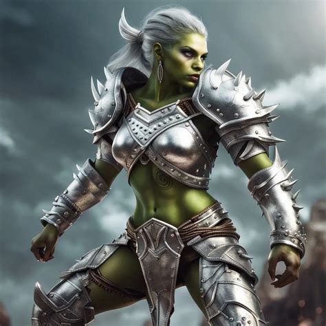 Download Ai Generated Woman Orc Royalty Free Stock Illustration