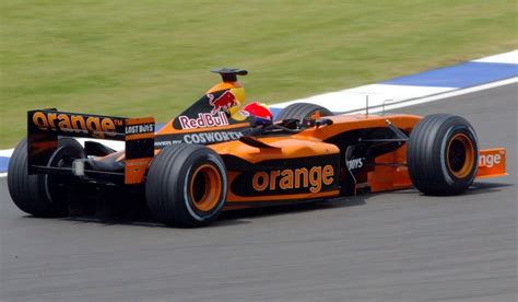 Orange Arrows F1 car in Silverstone Grand Prix - Qualifying. | Photo.net