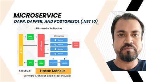 Microservice Dapr Dapper And Postgresql Net 10 By Engr Md