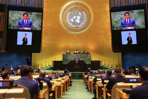 Монгол Улсын Ерөнхийлөгч У Хүрэлсүх “Ирээдүйн асуудлаарх дээд түвшний уулзалт” д үг хэллээ