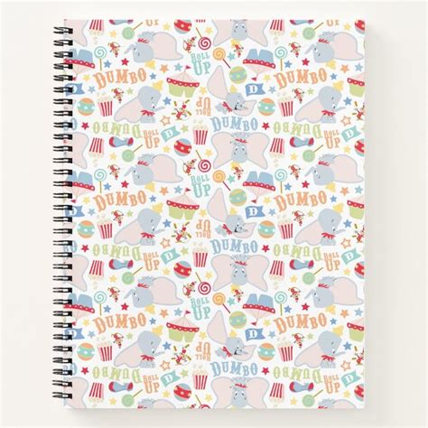 Dumbo And Timothy Roll Up Pattern Notebook Zazzle