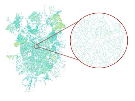 Space Syntax Of Imam Square Before Intervention Extracted From
