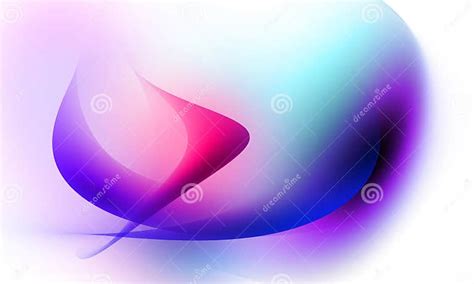 Purple Pink Curve Wave Gradient Abstract Background For Artwork Design Stock Illustration