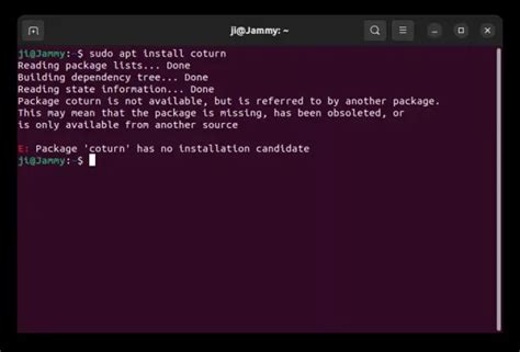 how to install coturn turn stun server in ubuntu 22 04 via ppa