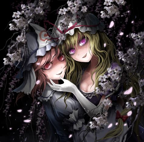 👁👁 Yuyuko X Yukari R Touhou Yuri