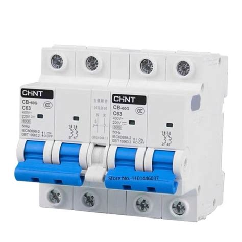 Chint Cb 60g Dc Electric Vehicle Solar Energy Dual Power Manual Transfer Switch Circuit Breaker