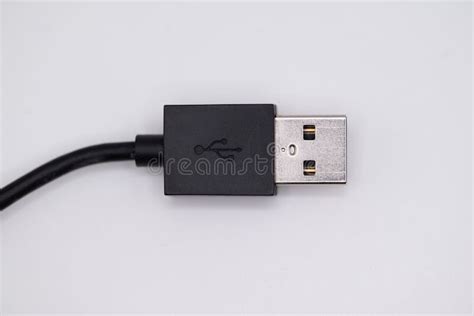 Usb Cable Type A Connector On A White Background Stock Image Image Of Usb Cable Type A Connector On A White Background Stock Image Image Of
