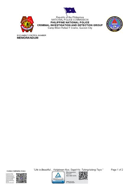 Cidg Letterhead For Letter With Iso Test Mark With Css Pdf