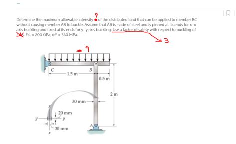 solved 9 determine the maximum allowable intensity of the
