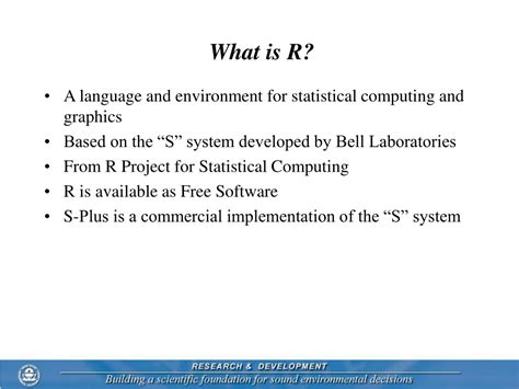 Ppt Introduction To R Statistical Software Powerpoint Presentation