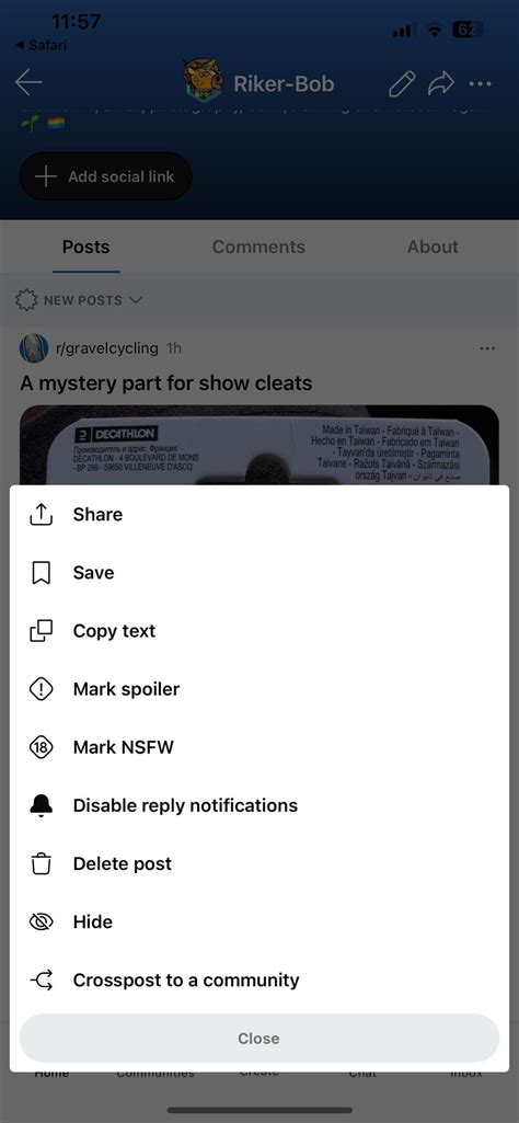 Ios Edit Option Missing In Post Menu Rreddithelp
