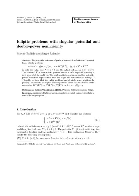 pdf positive solutions for elliptic problems
