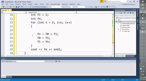 C Project Euler 2 Dãy Fibonacci Youtube