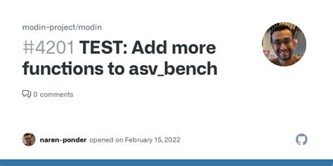 Test Add More Functions To Asvbench · Issue 4201 · Modin Project