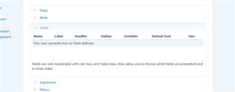Can T Add Fields Arguments Or Filters 121197 Drupal Org